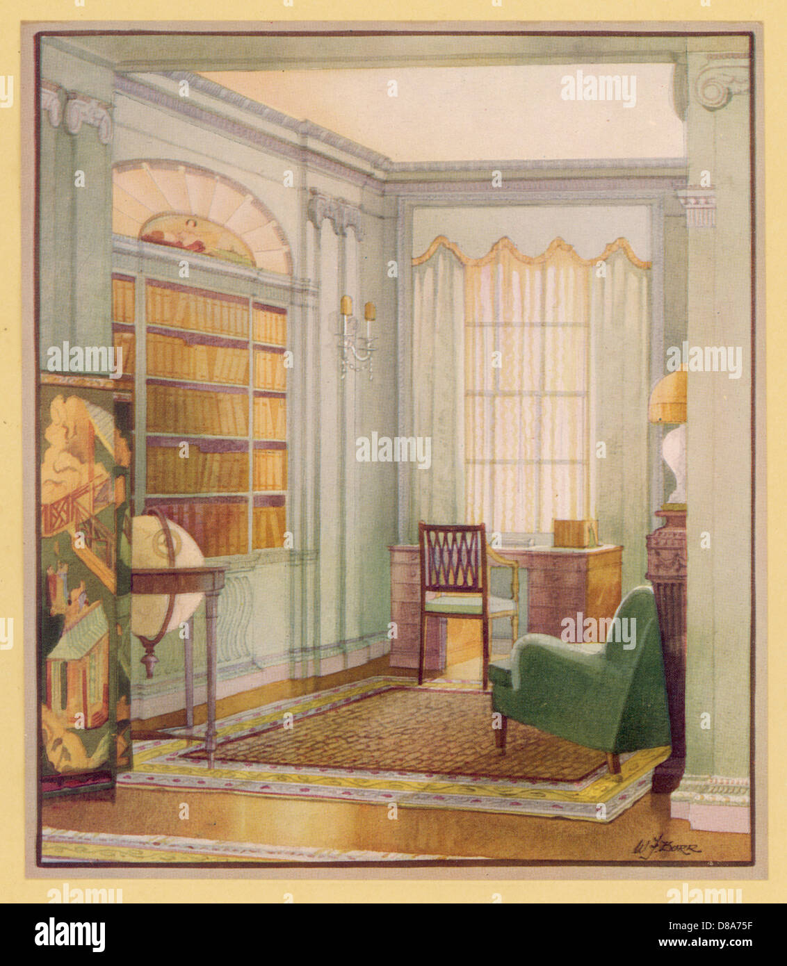 Interior library hi-res stock photography and images - Alamy