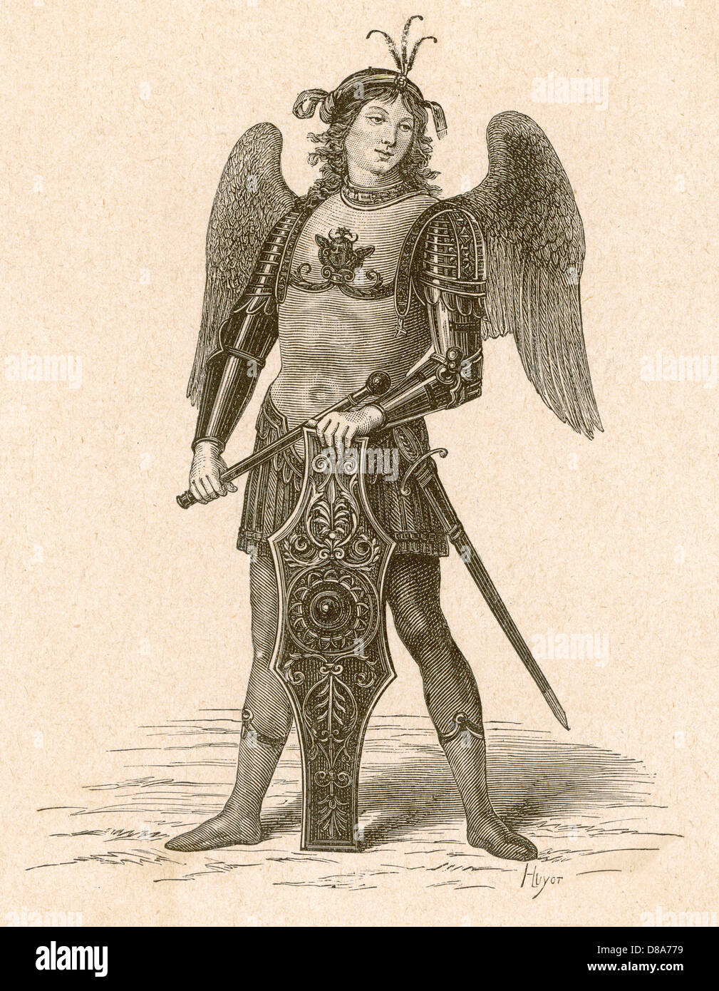 Saint angel michael hi-res stock photography and images - Alamy
