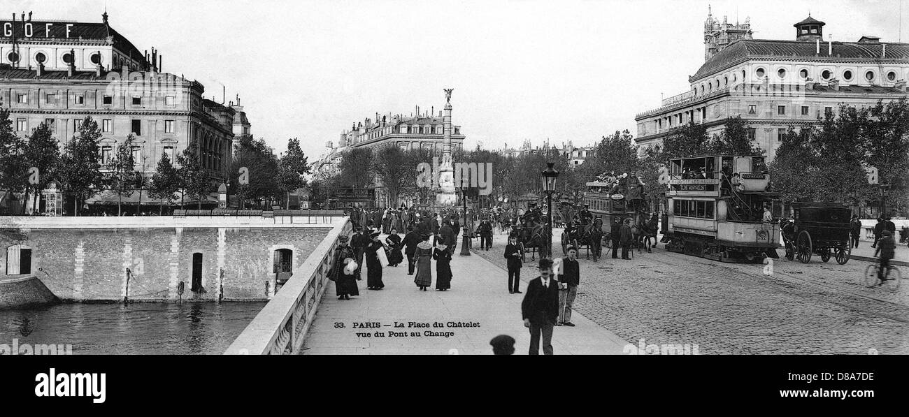 1905 paris france Black and White Stock Photos & Images - Alamy
