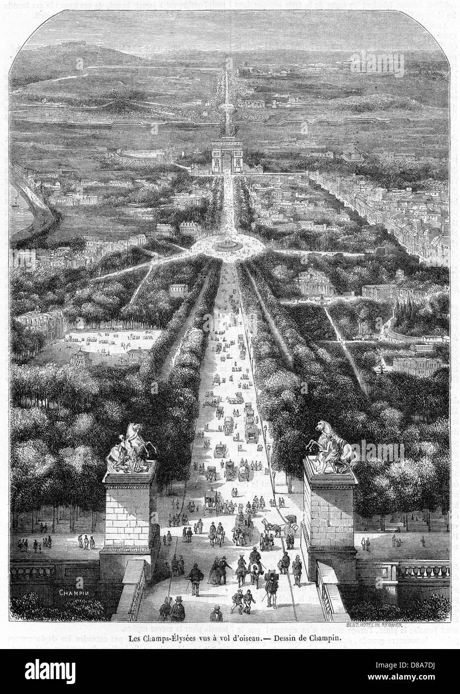 PARIS CHAMPS ELYSEES Stock Photo - Alamy