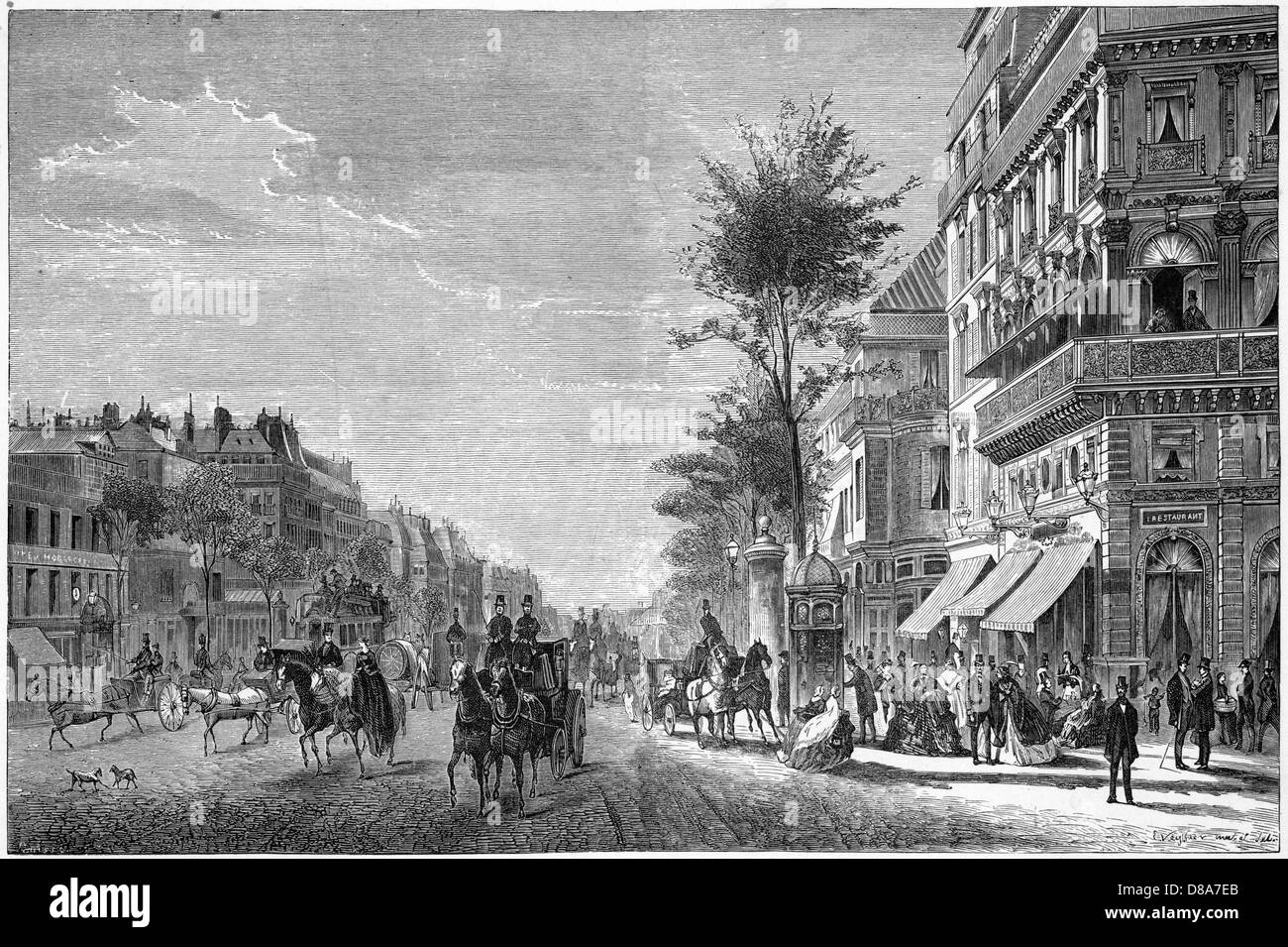 Paris 1864 france hi-res stock photography and images - Alamy