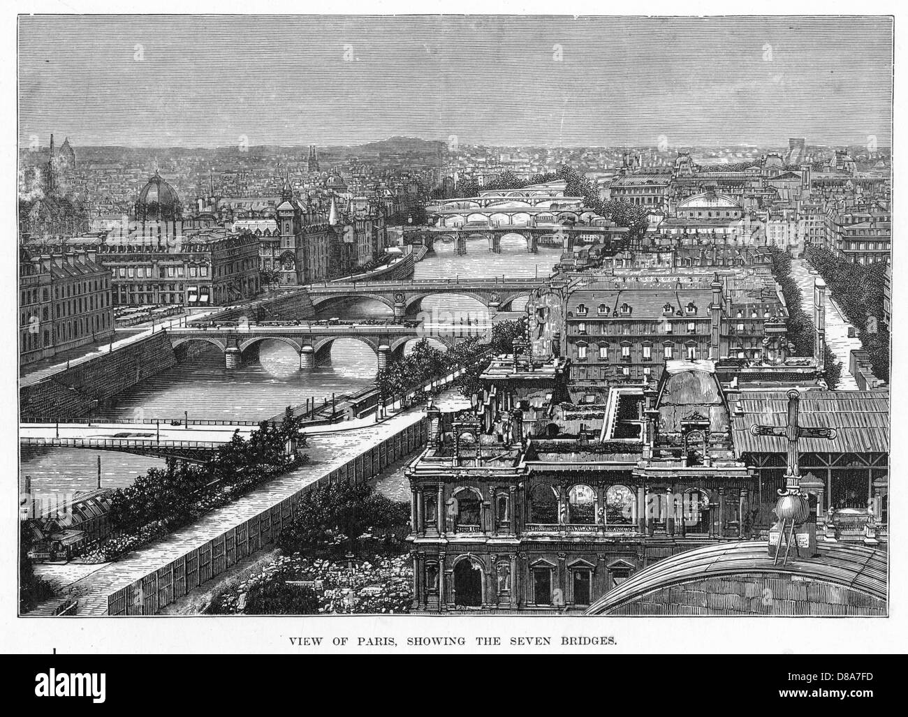 Paris bridges hi-res stock photography and images - Alamy