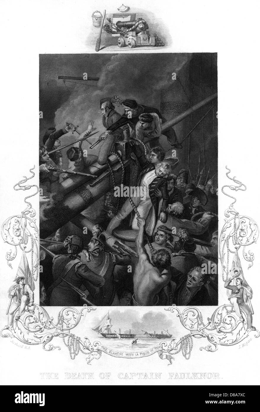 Captain robert faulknor 1763 1795 hi-res stock photography and images ...