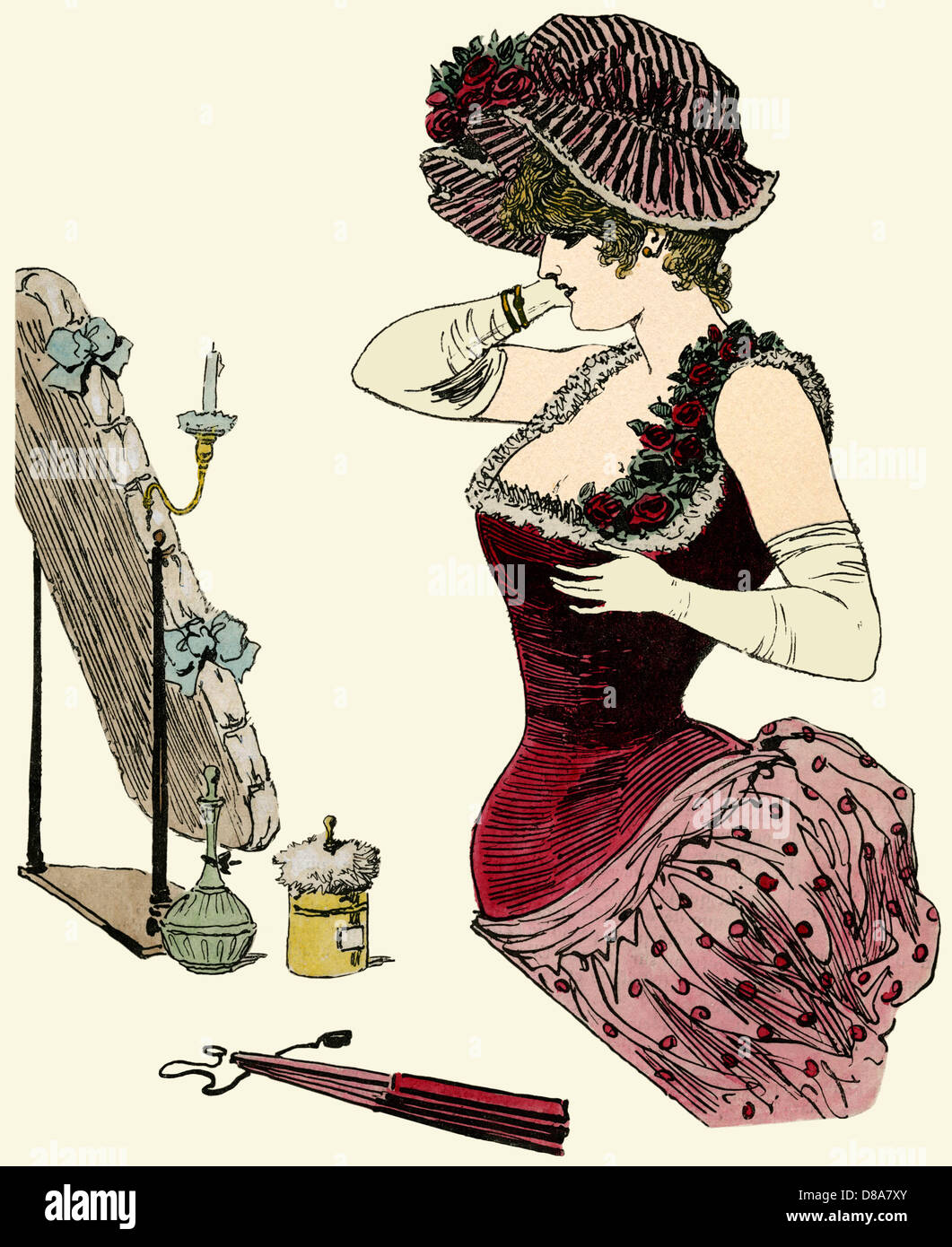 Last look in the mirror Stock Photo - Alamy