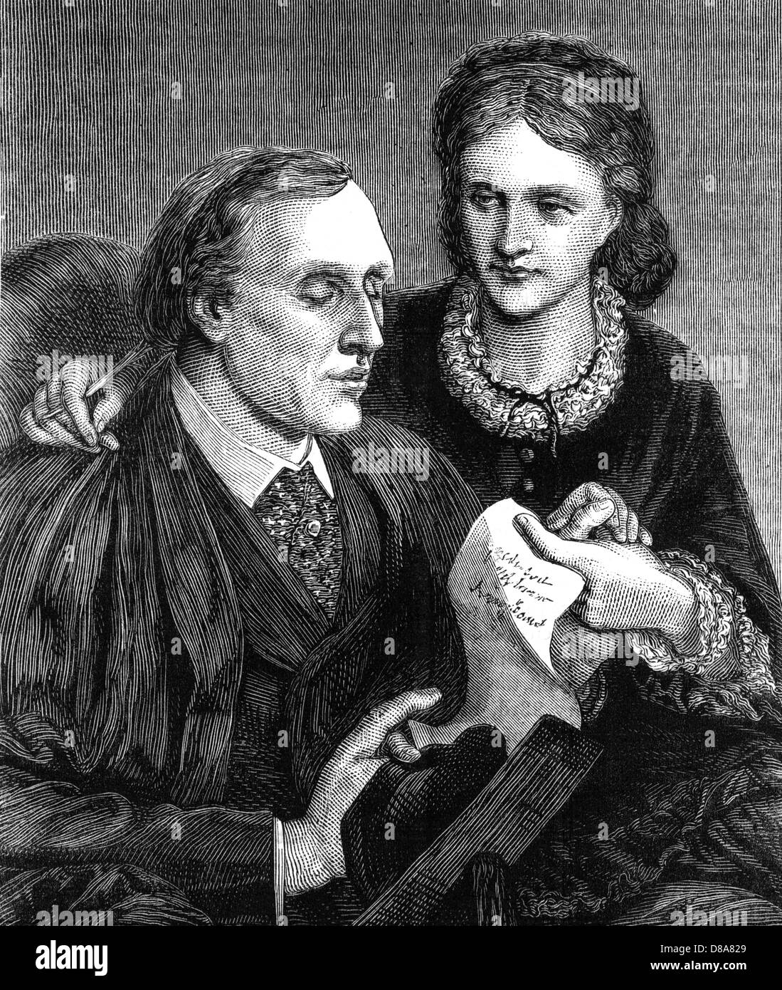 Henry Fawcett And Wife Stock Photo - Alamy