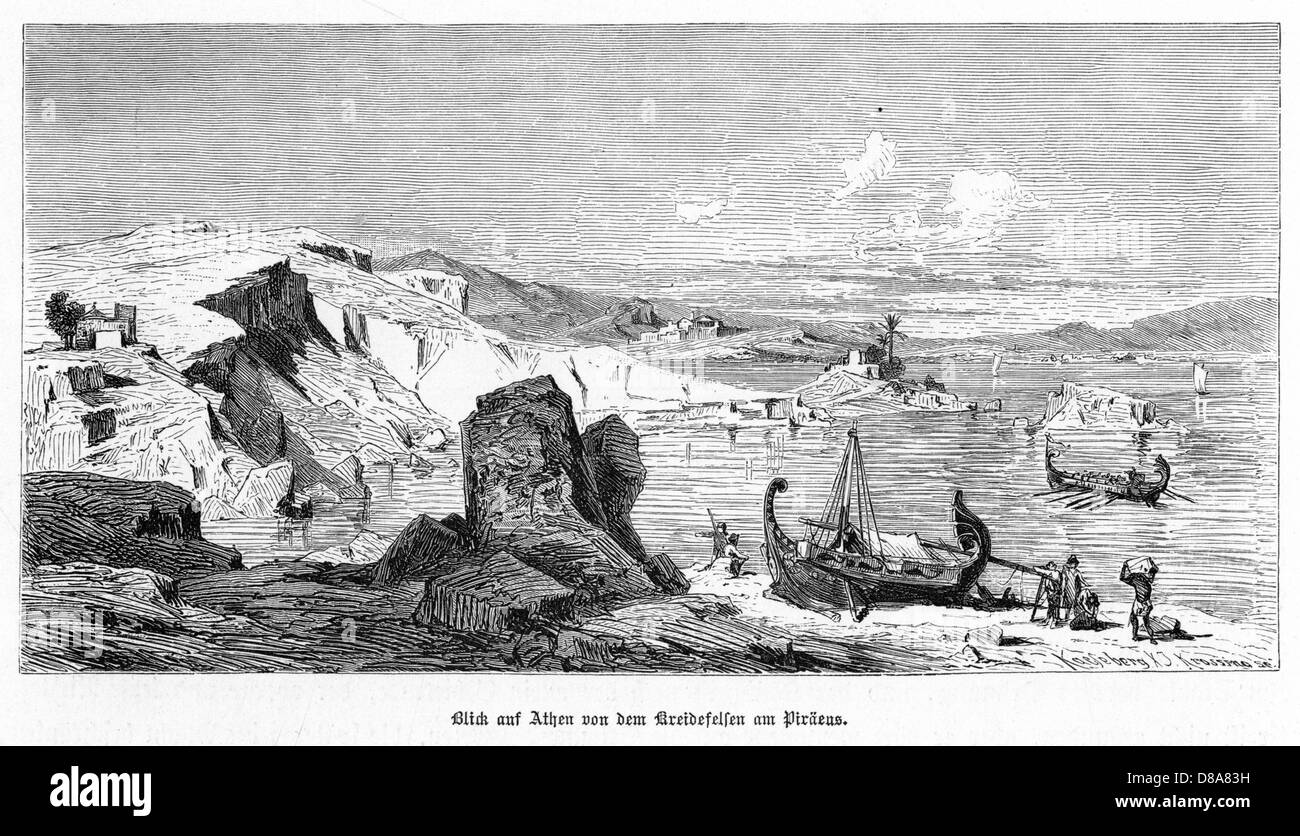 The port of piraeus Black and White Stock Photos & Images - Alamy