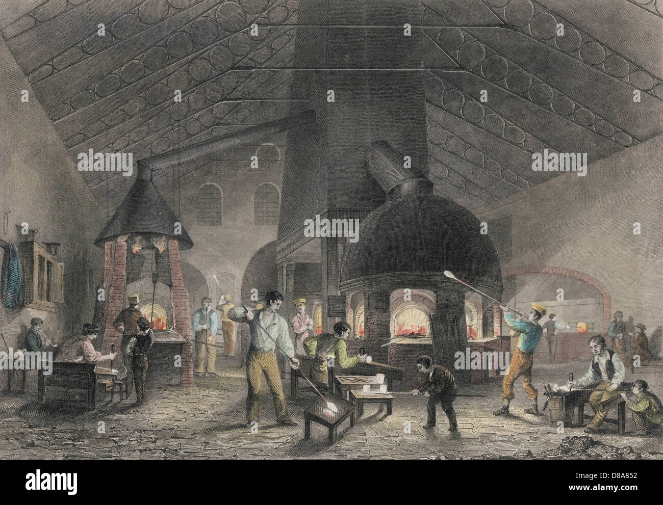 Glass Making London Stock Photo - Alamy