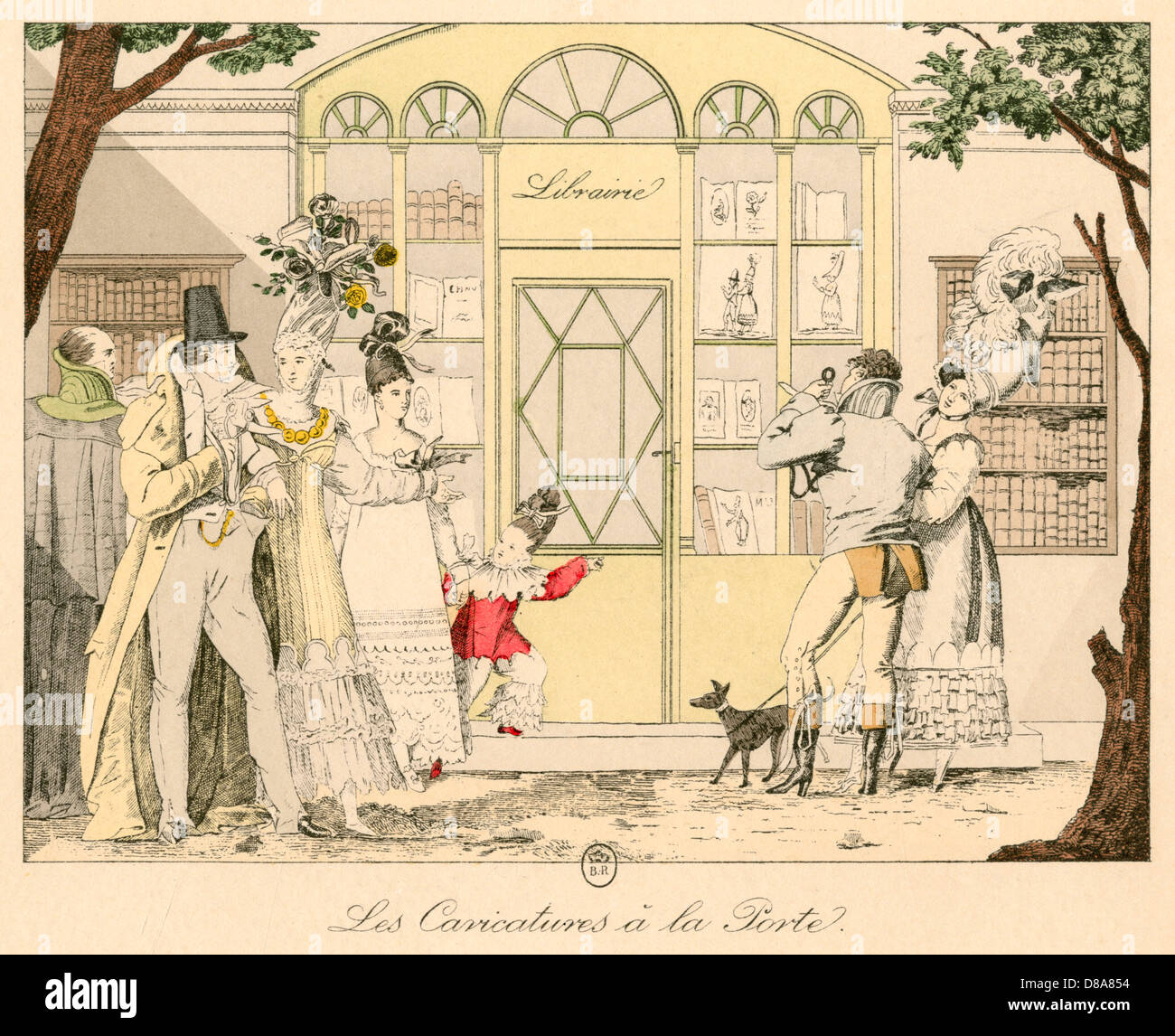 French caricature hi-res stock photography and images - Alamy