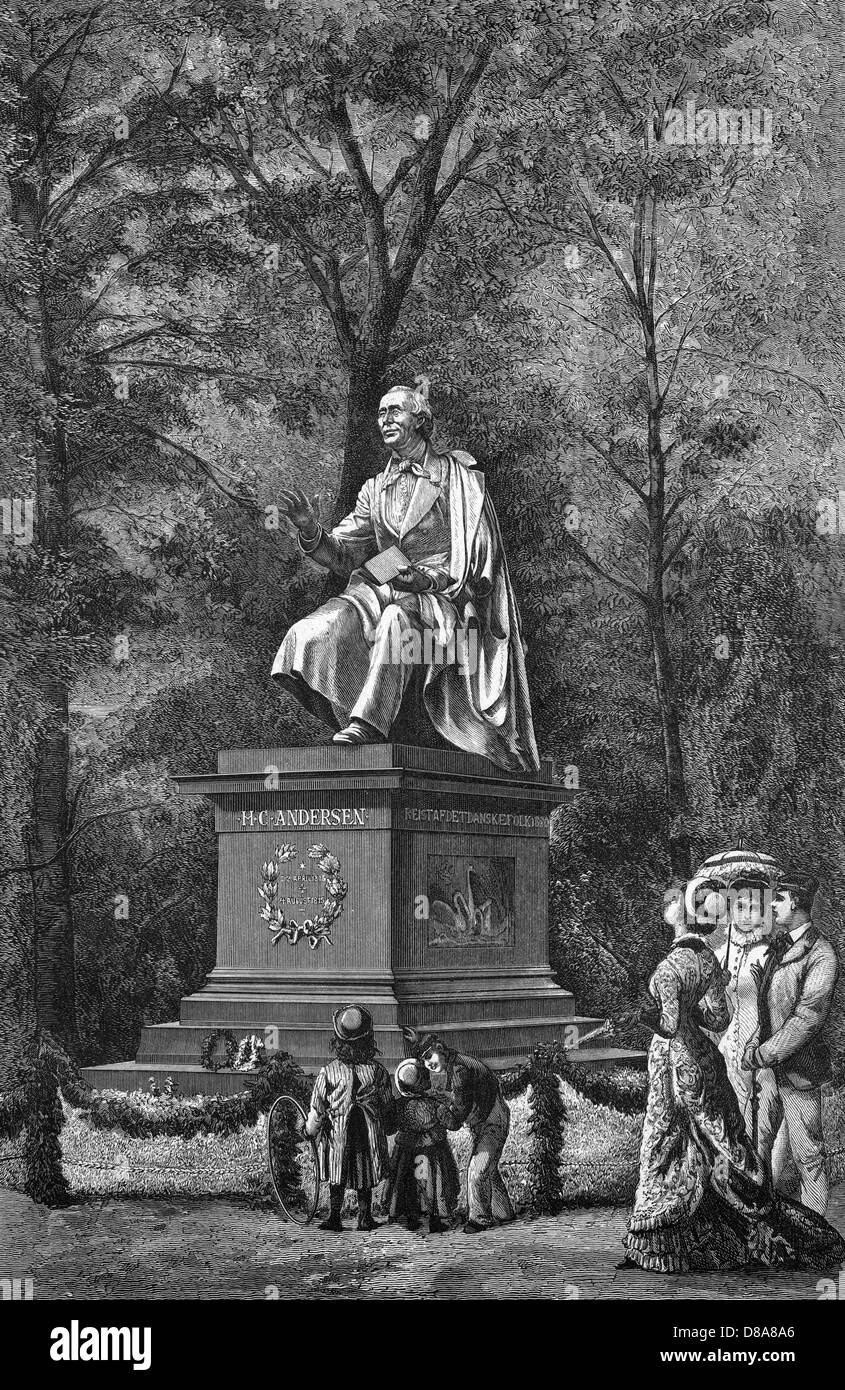 HANS ANDERSEN STATUE Stock Photo - Alamy