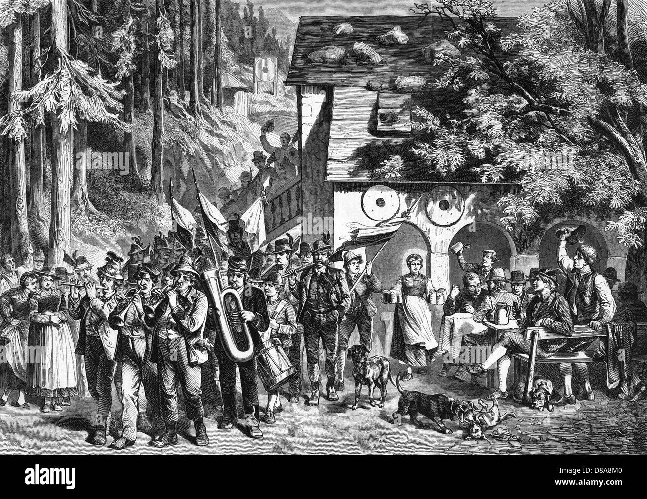 German Rifle Outing Stock Photo - Alamy