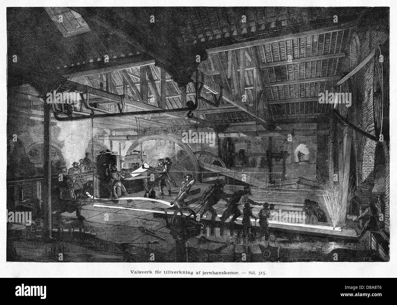 Making Railway Track Stock Photo - Alamy