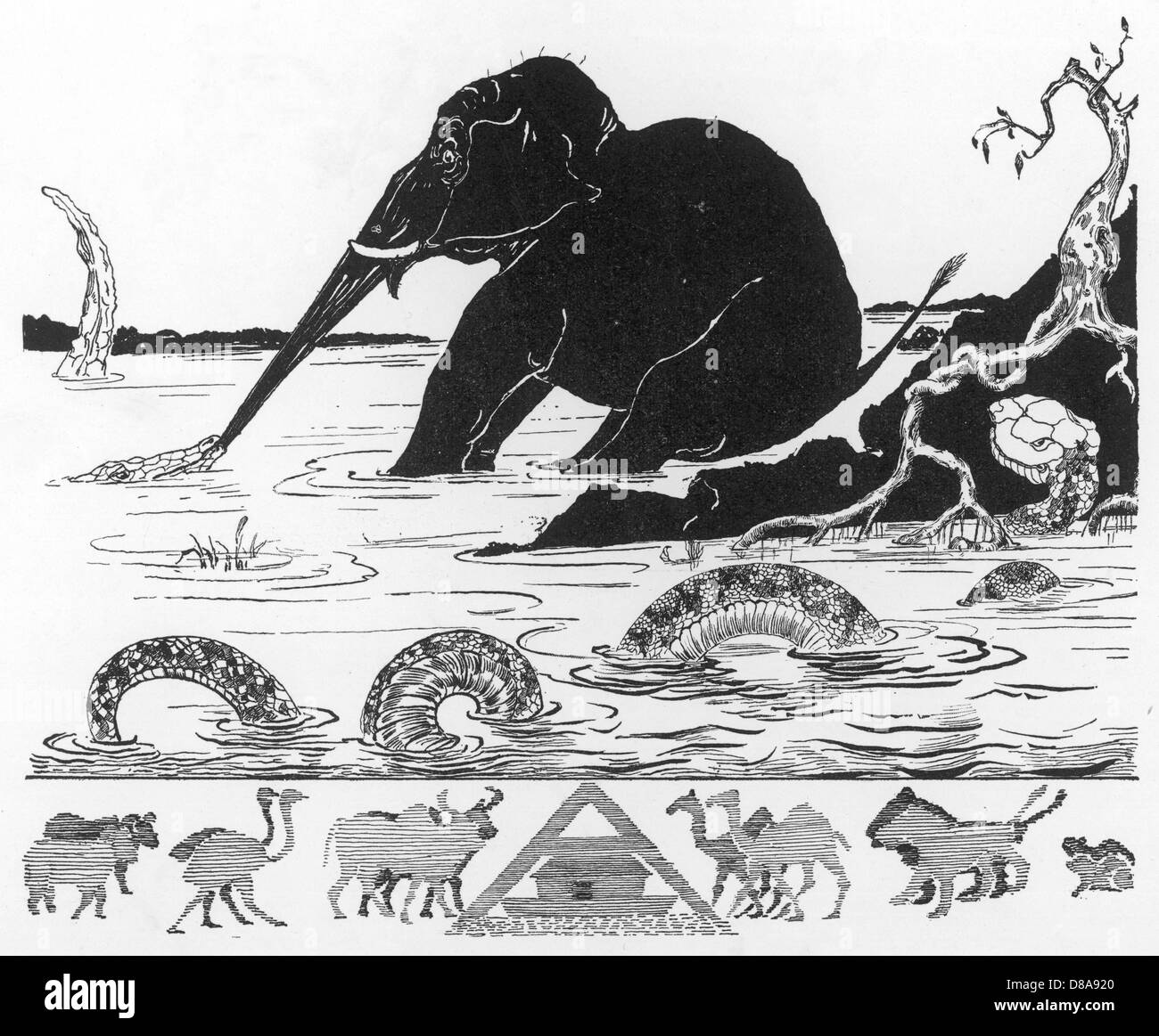 The Elephants Child Stock Photo - Alamy