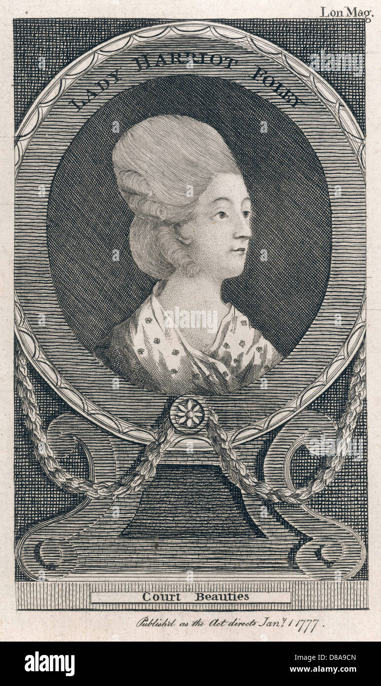 LADY HARRIET FOLEY Stock Photo - Alamy