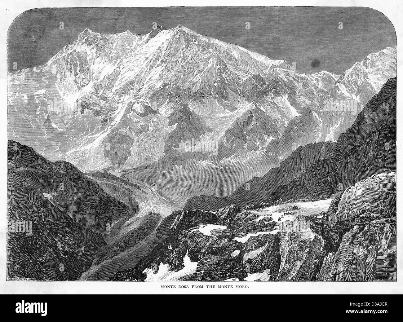 From the alps Black and White Stock Photos & Images - Alamy
