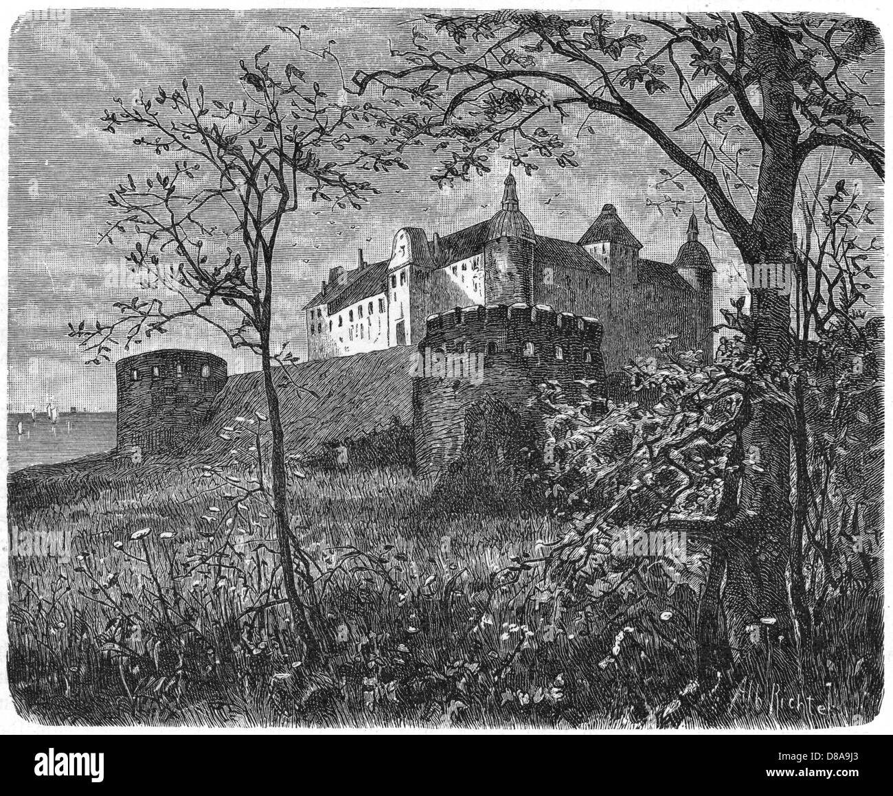 Kalmar castle sweden Black and White Stock Photos & Images - Alamy