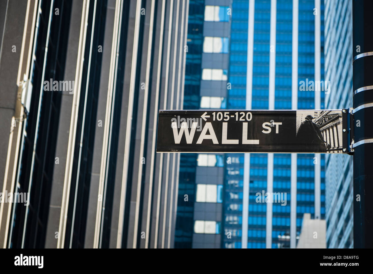 Sign for Wall Street in New York City Stock Photo - Alamy