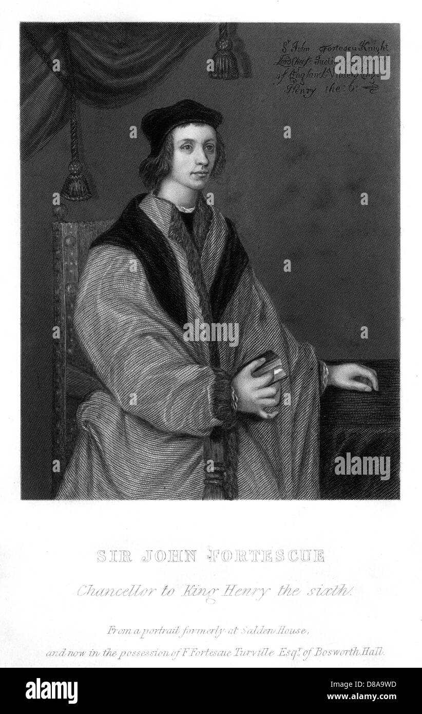 Sir John Fortescue Stock Photo - Alamy