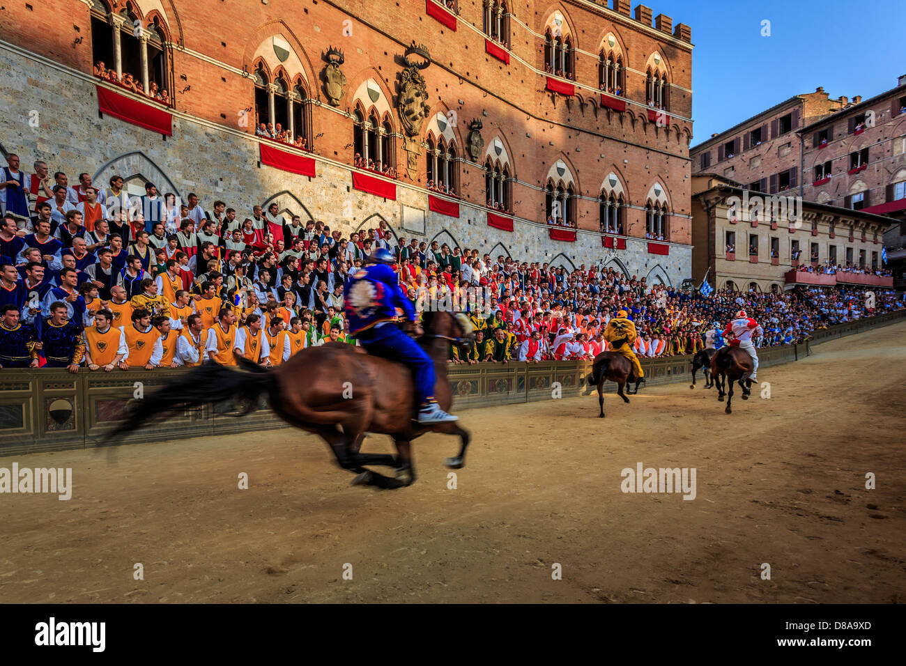 The Palio, Piazza del Campo, Siena, Tuscany, Italy Stock Photo - Alamy