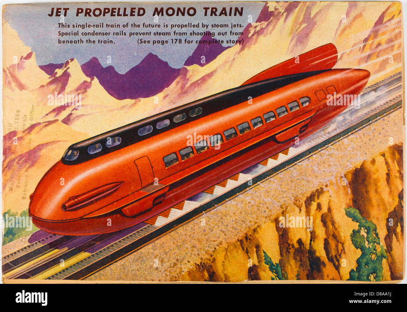 JET PROPELLED RAIL Stock Photo - Alamy