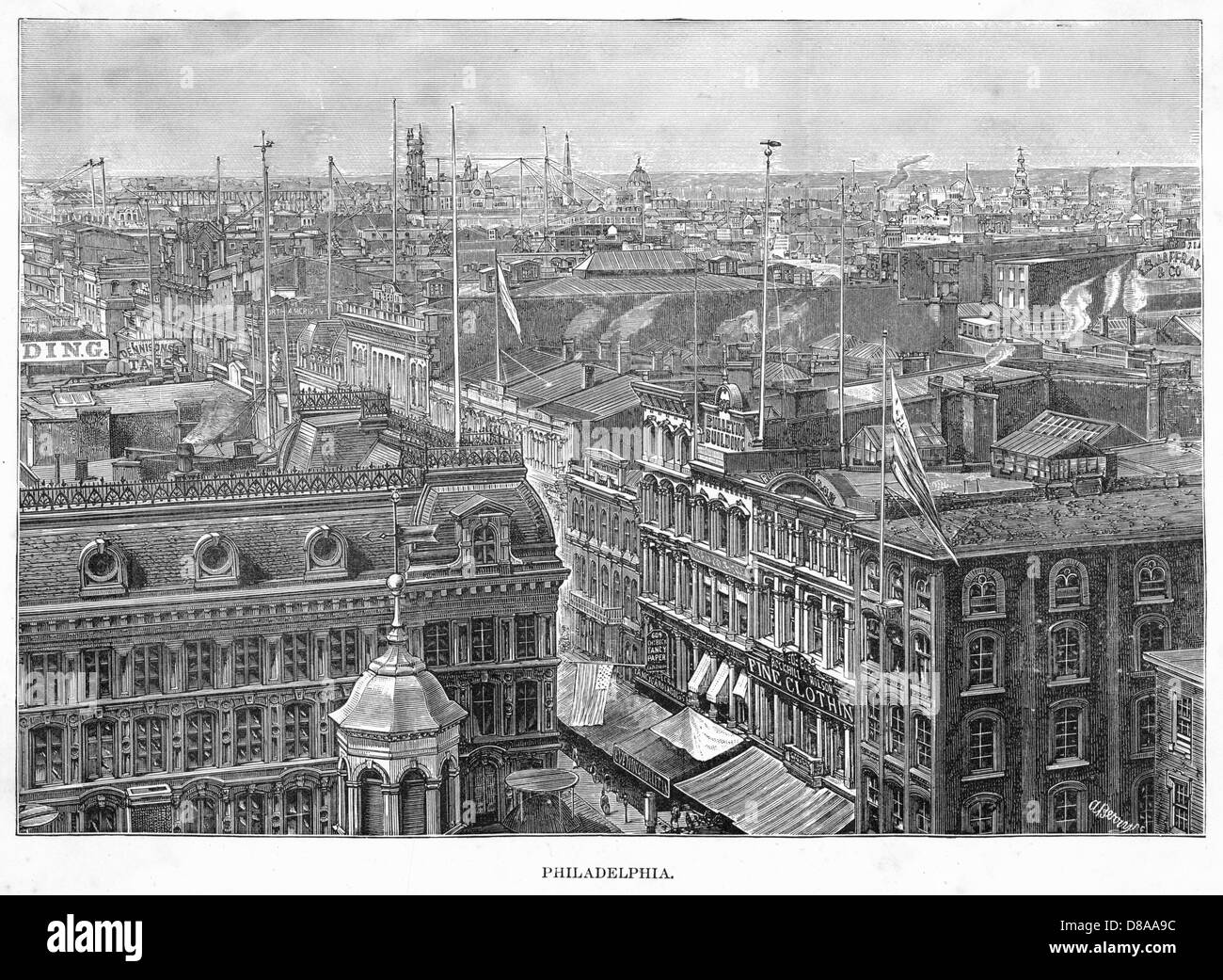 Central philadelphia Black and White Stock Photos & Images - Alamy