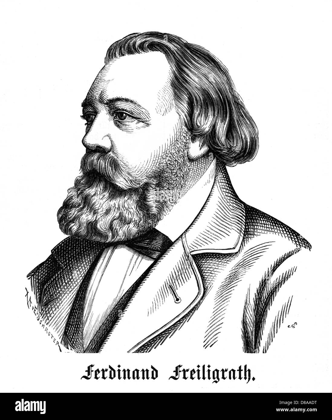 FERD. FREILIGRATH - 4 Stock Photo - Alamy