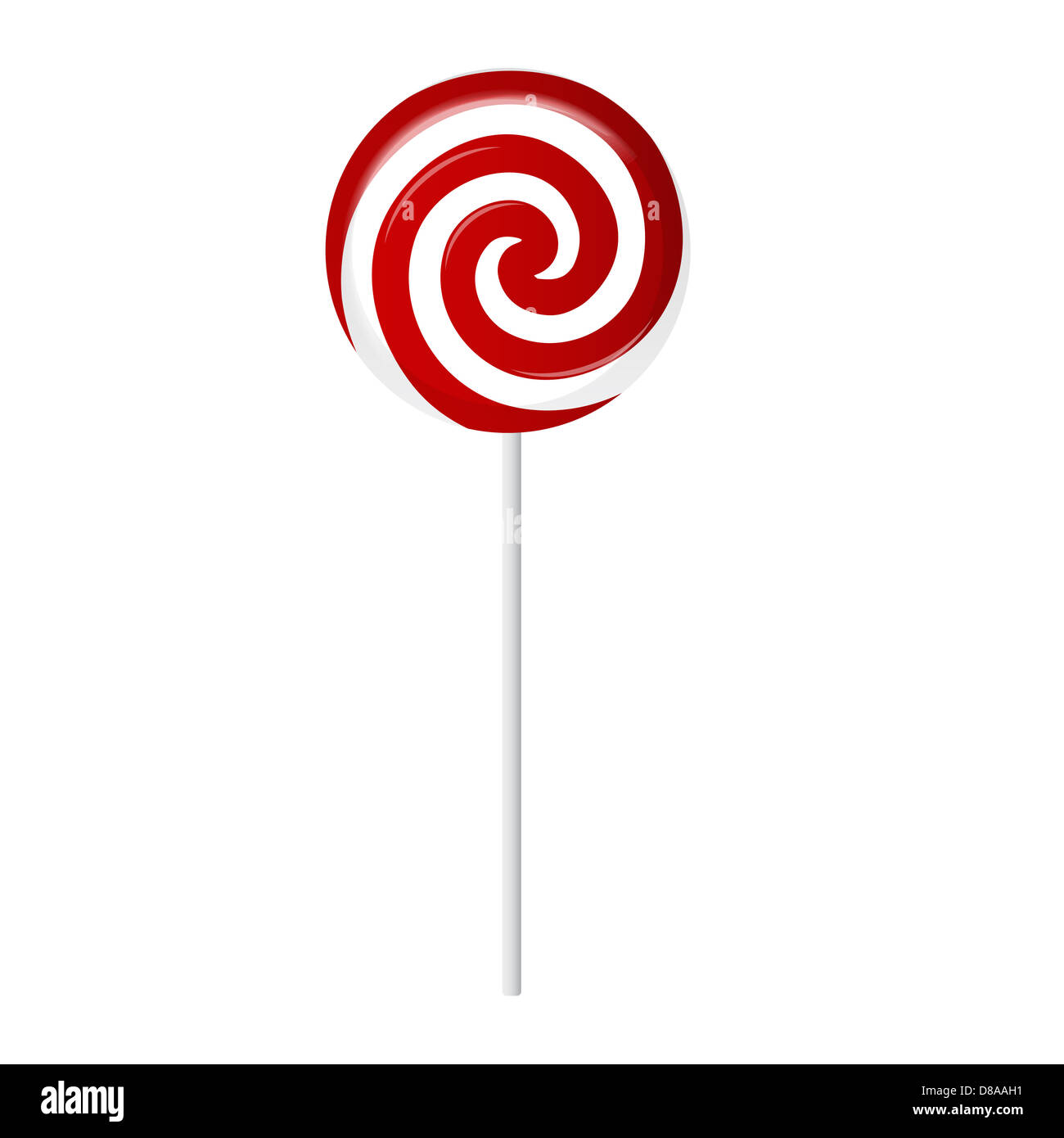 Striped candy vector illustration Stock Photo - Alamy