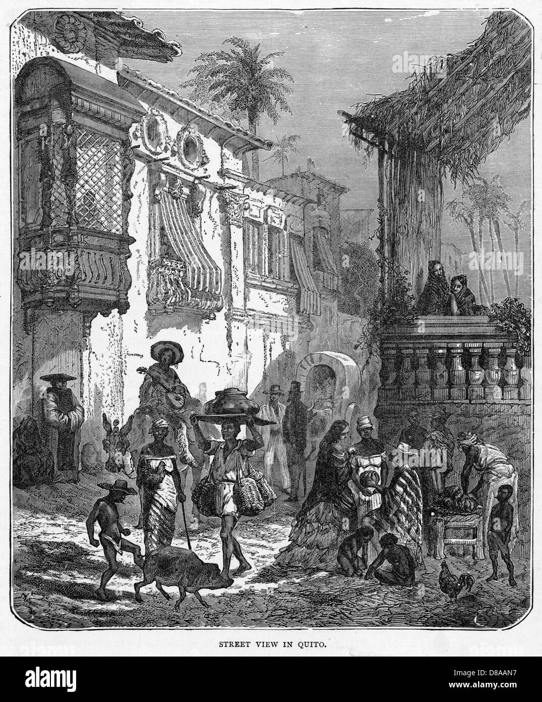 Ecuador quito historical Black and White Stock Photos & Images - Alamy