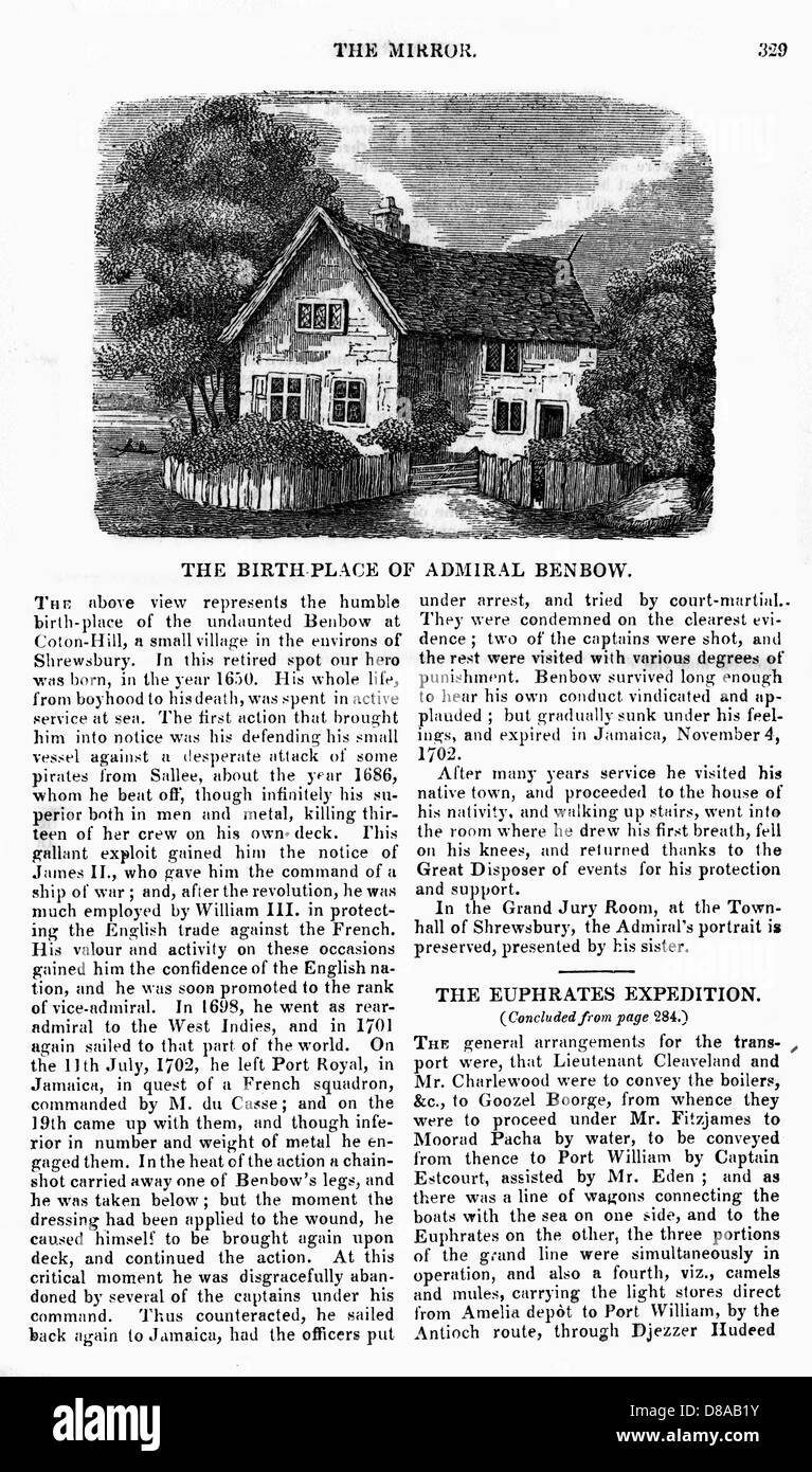 Admiral benbow hi-res stock photography and images - Alamy