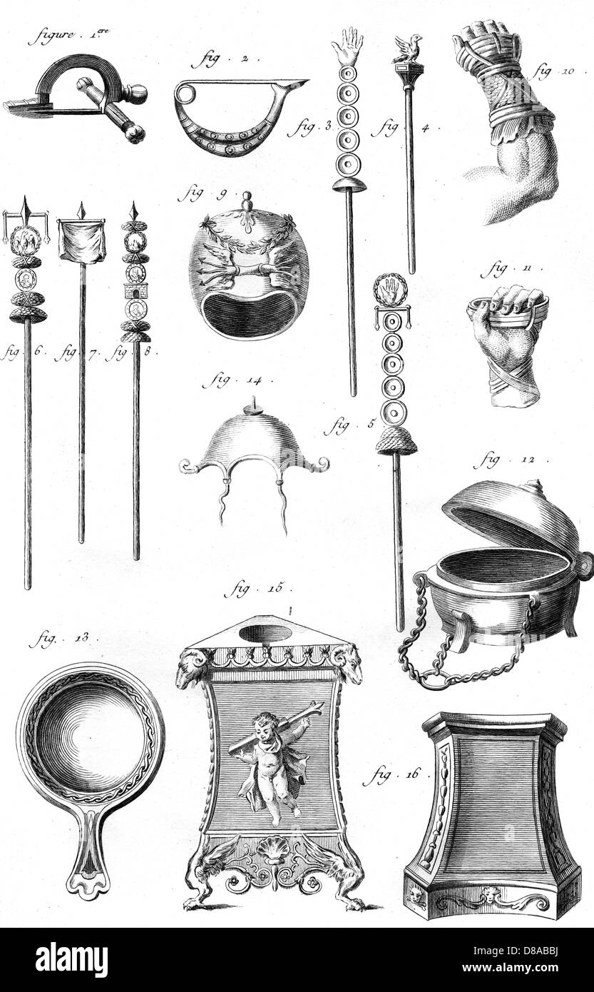 VARIOUS ROMAN ITEMS Stock Photo - Alamy