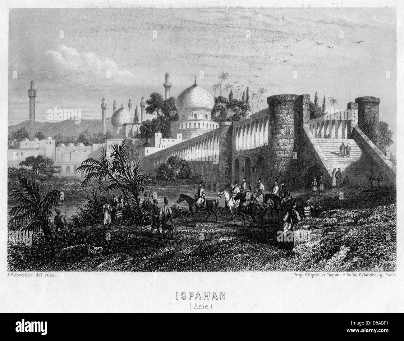Isfahan city view Black and White Stock Photos & Images - Alamy