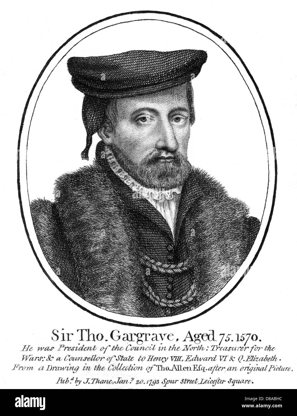 SIR THOMAS GARGRAVE Stock Photo - Alamy