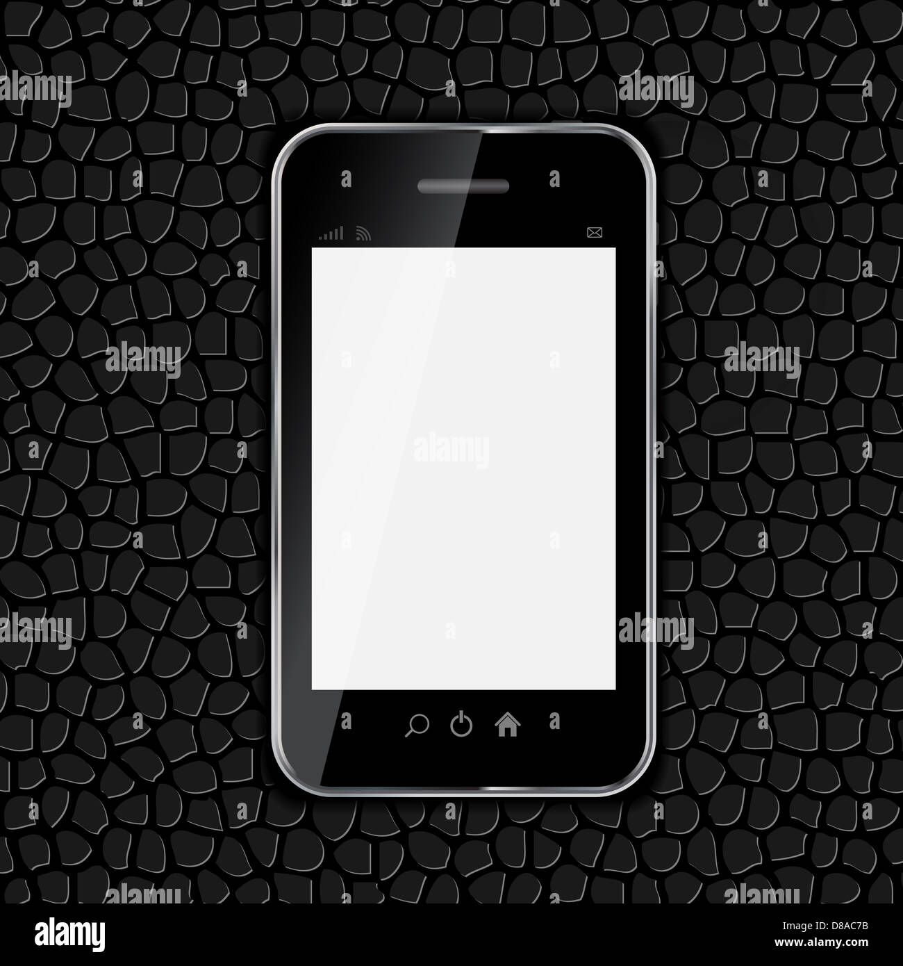 Realistic mobile phone vector illustration Stock Photo - Alamy