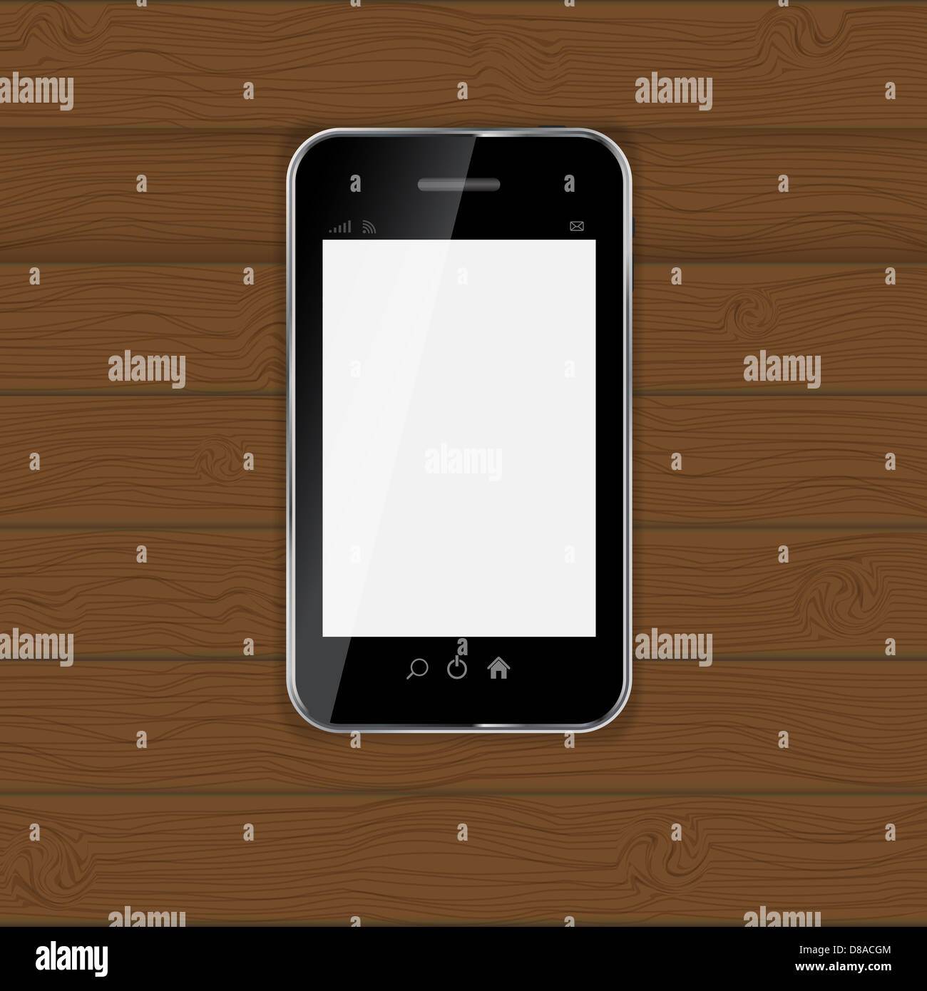 Realistic mobile phone vector illustration Stock Photo - Alamy