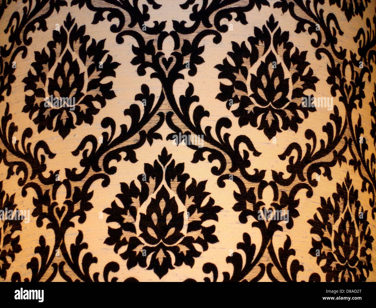 damask lampshade texture Stock Photo - Alamy