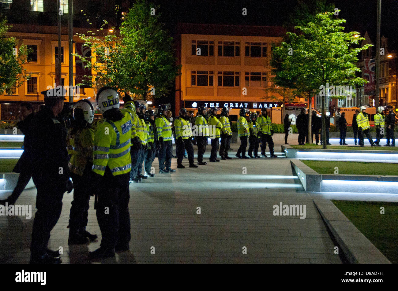 London, UK. 22nd May 2013. . In the aftermath of the soldiers murder by ...