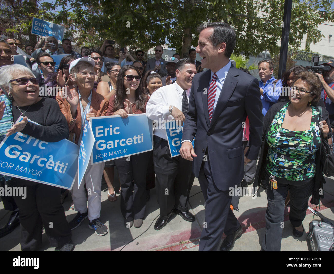 May 22, 2013 - Los Angeles, California, U.S - Los Angeles Mayor-elect ...