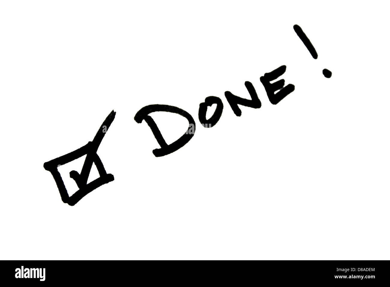 An image symbolizing completion, represented in a minimalistic manner ...