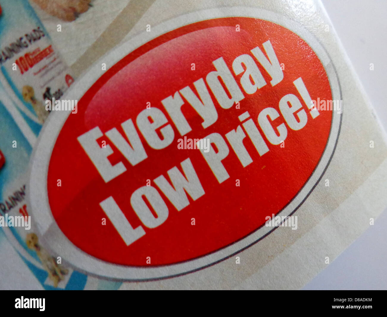 An advertisement promoting everyday low prices, highlighting savings ...