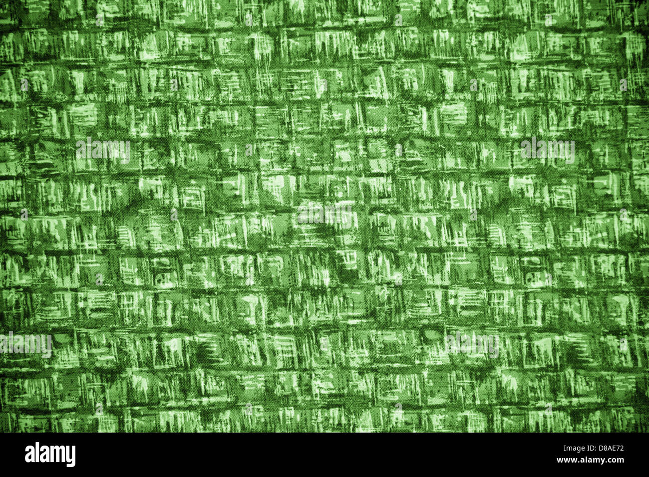 green abstract squares fabric texture Stock Photo - Alamy