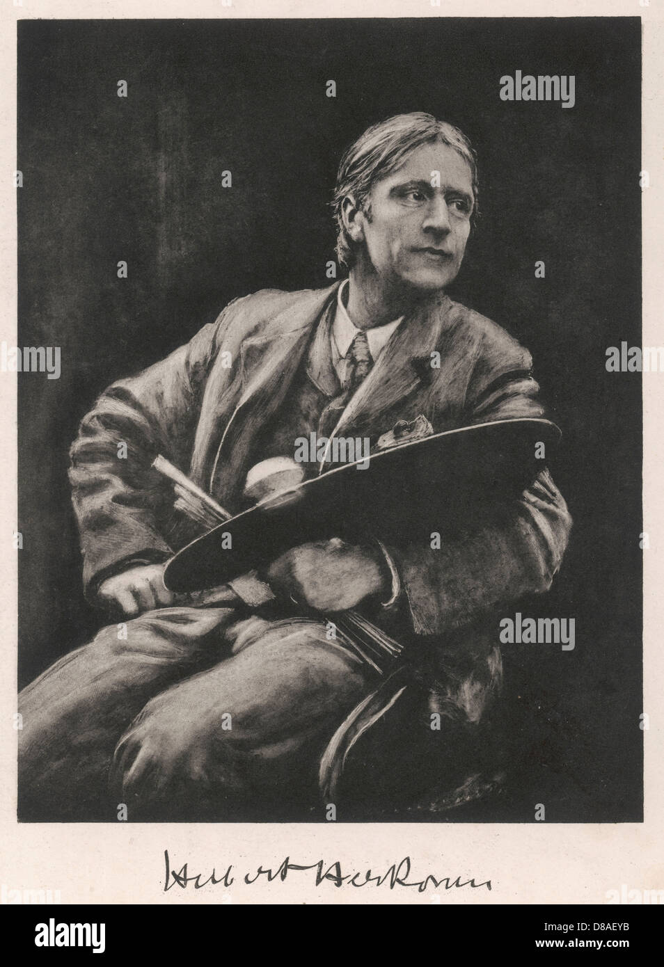Hubert von herkomer hi-res stock photography and images - Alamy