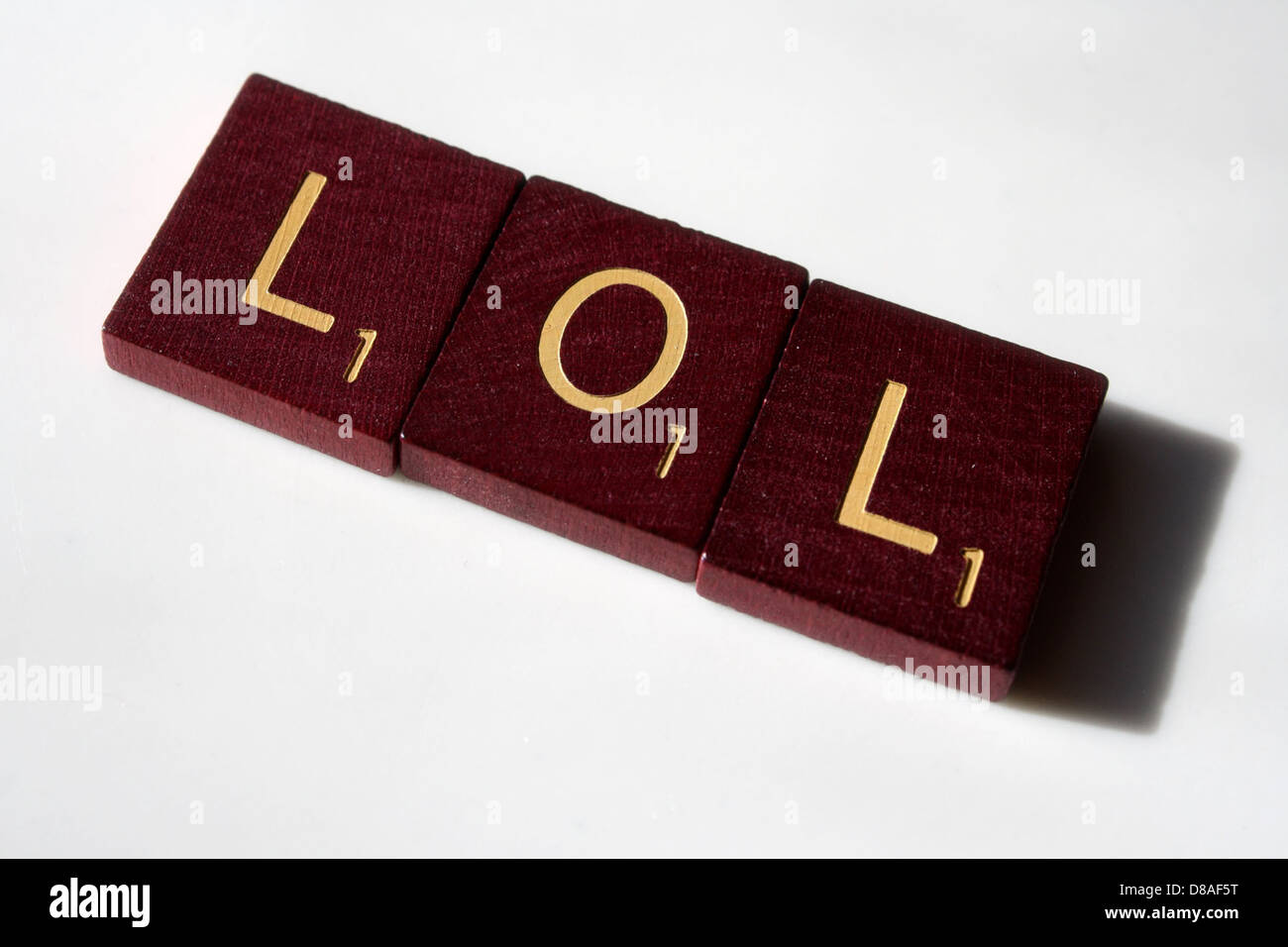 A playful expression 'lol' (laugh out loud) often used in text ...