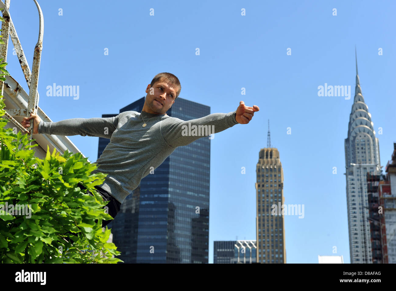 Male actor head shot showing action movie character Stock Photo - Alamy