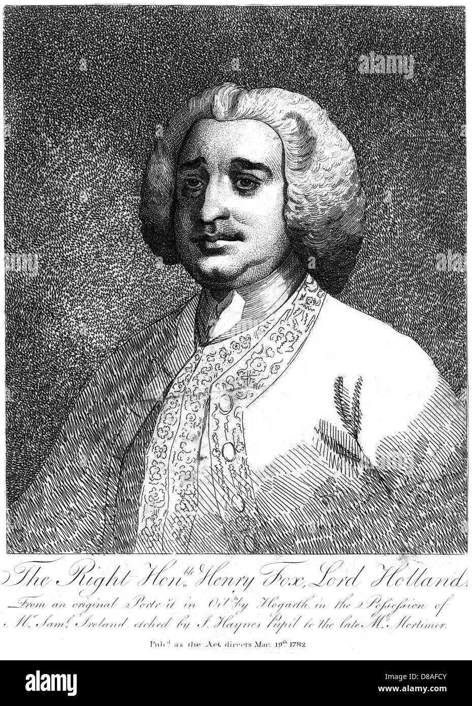 HENRY FOX LORD HOLLAND Stock Photo - Alamy