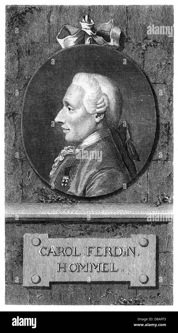 CARL FERDINAND HOMMEL Stock Photo - Alamy