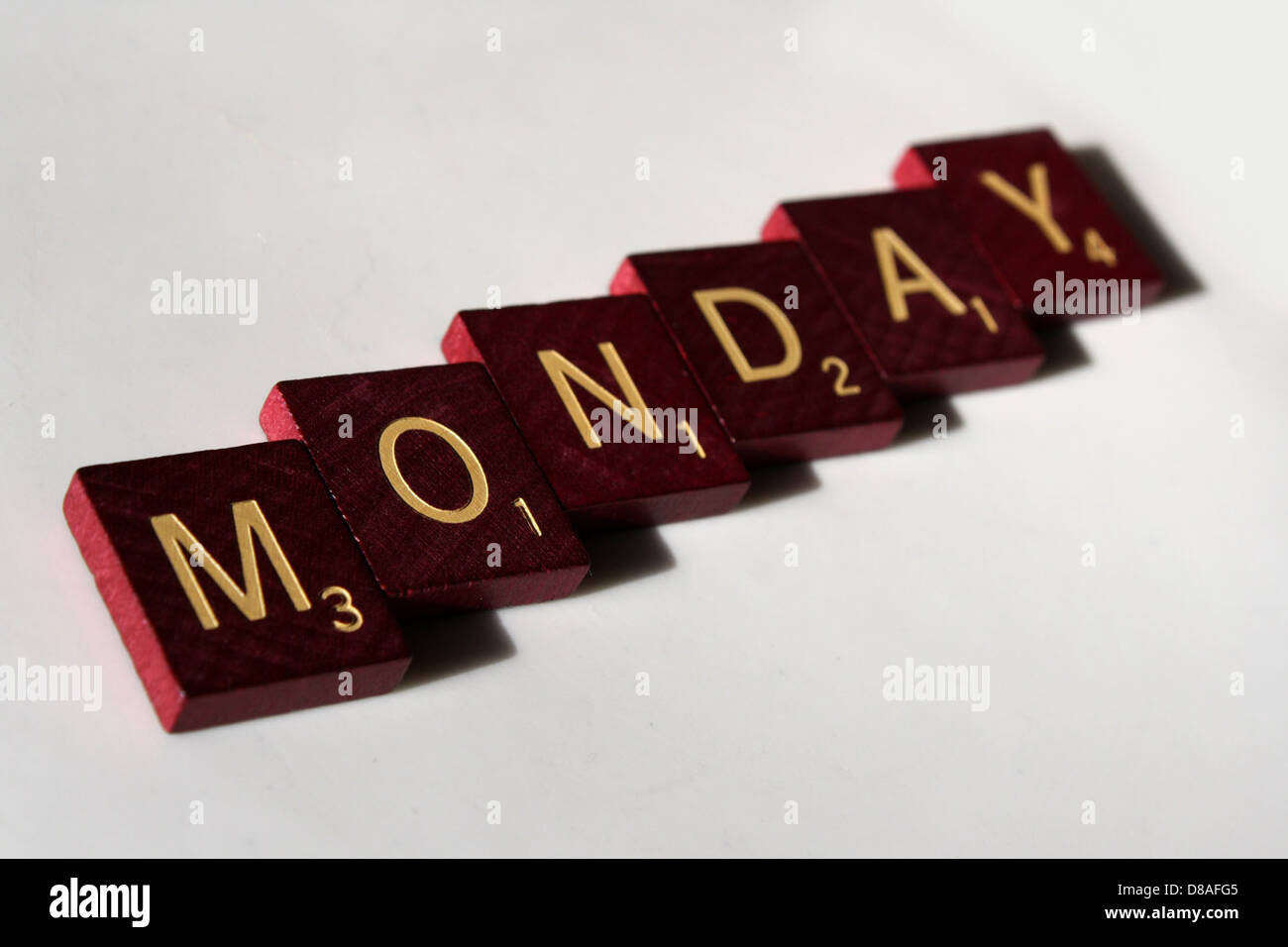 A symbolic image representing Monday, possibly with a calendar or items ...