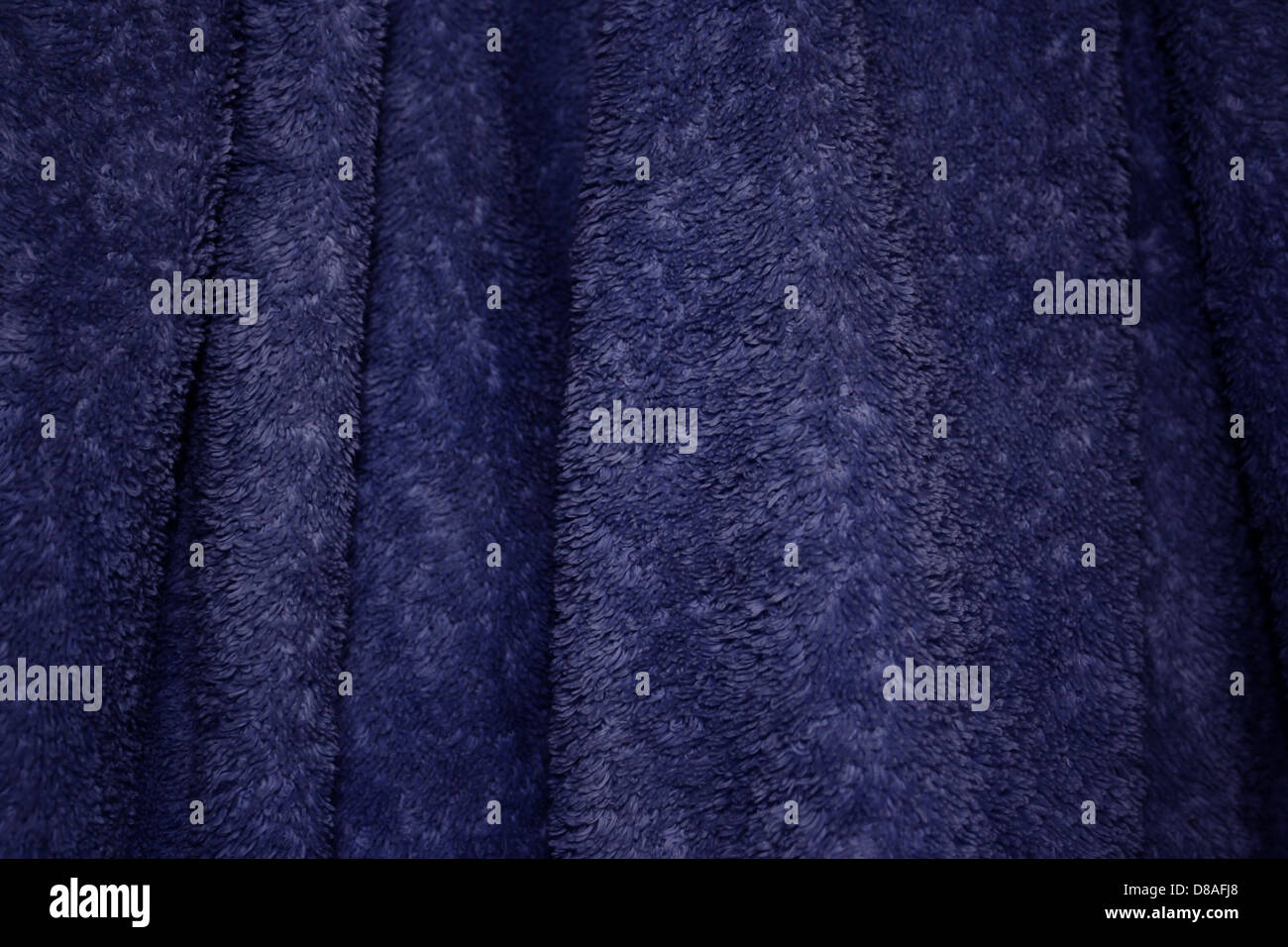 navy blue terry cloth bath towel texture Stock Photo - Alamy