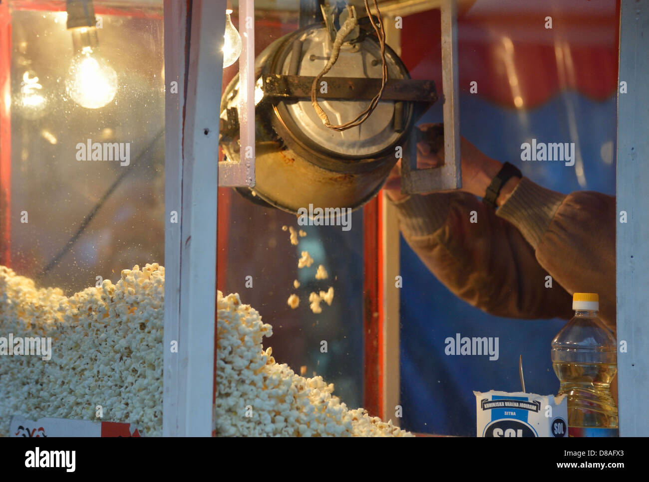 Popcorn stall in Mother Theresa Boulevard during 5th Independence Day ...