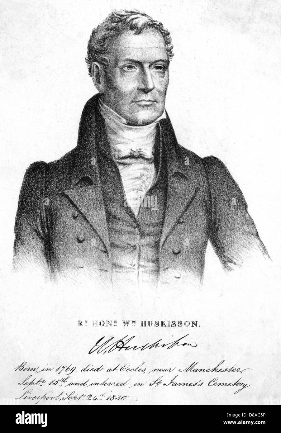 William huskisson accident hi-res stock photography and images - Alamy