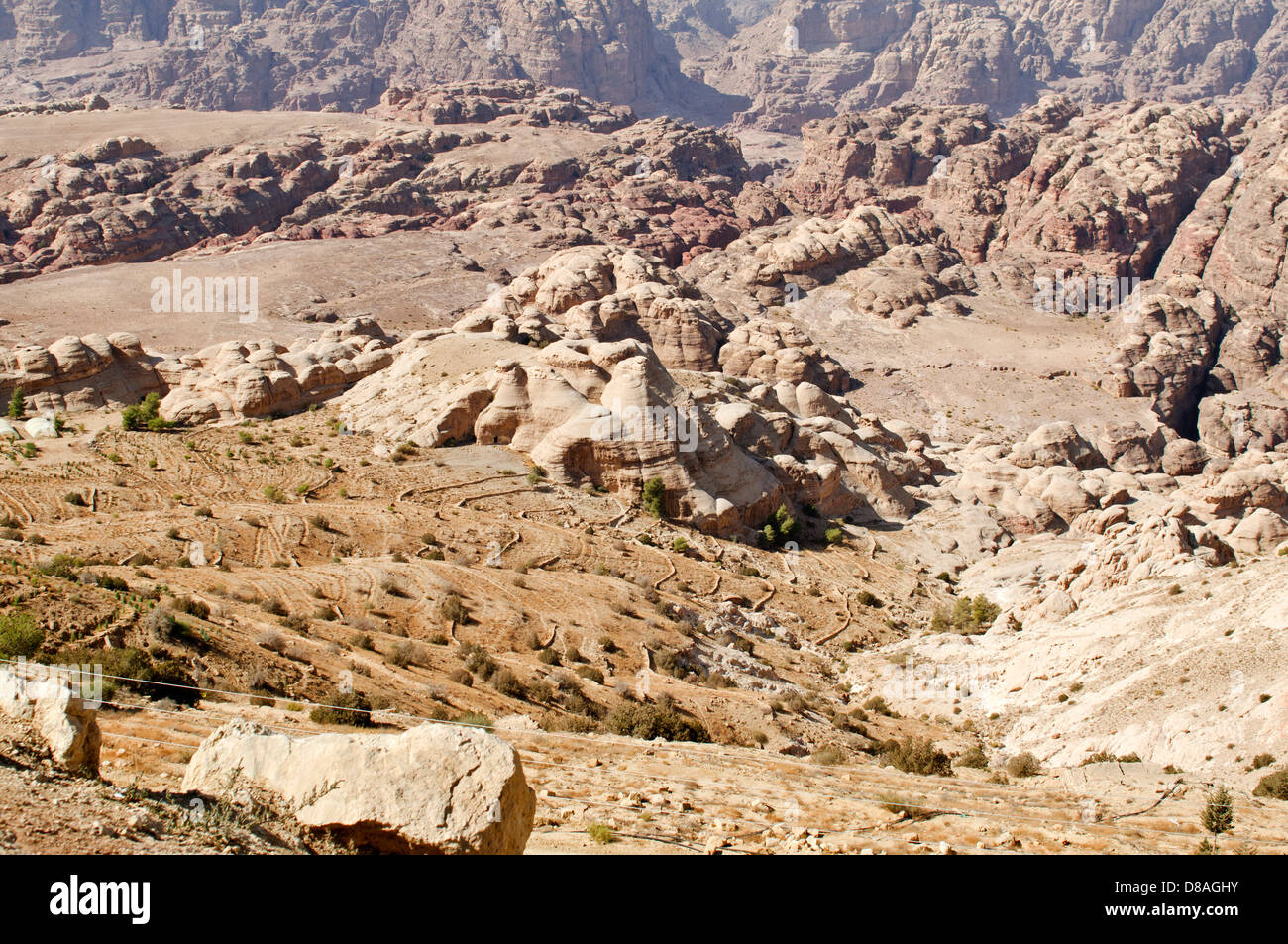 Ancient rock formation in Petra, Jordan Stock Photo - Alamy