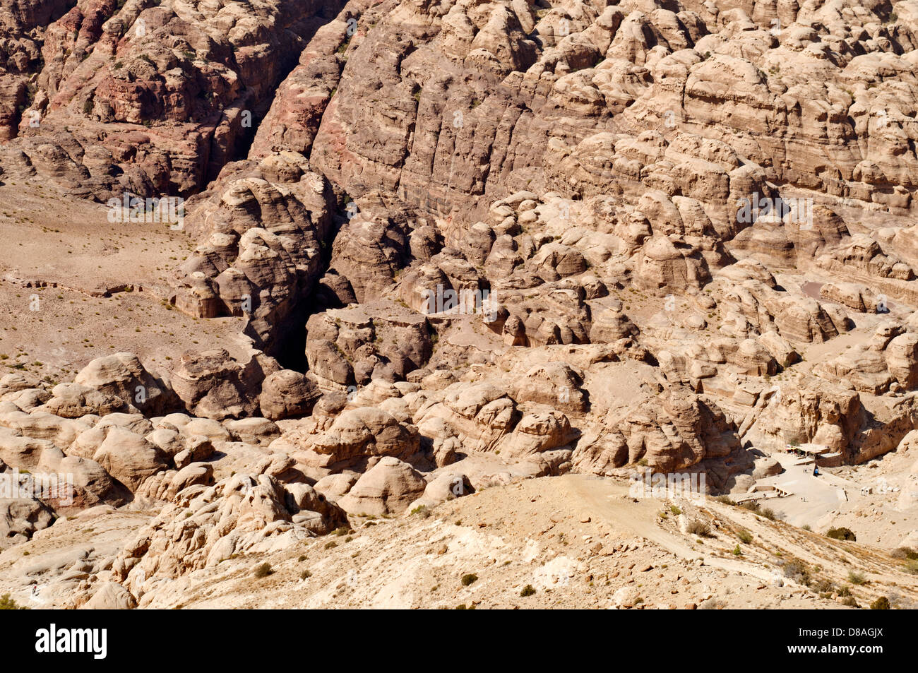 Ancient rock formation in Petra, Jordan Stock Photo - Alamy